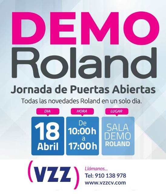 VZZ te invita a conocer todas las novedades de Roland DG
